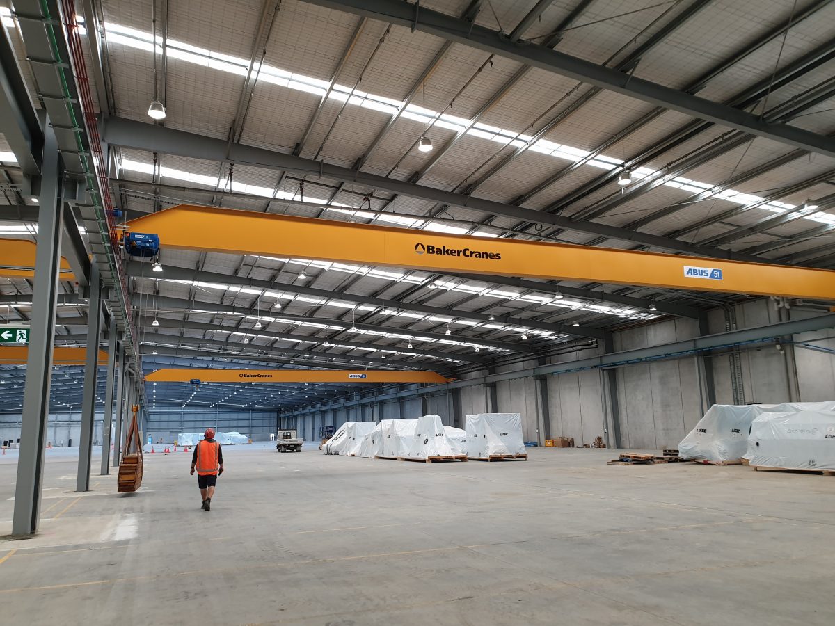 5t x 36m Span Single Girder Cranes for a leading window & door ...