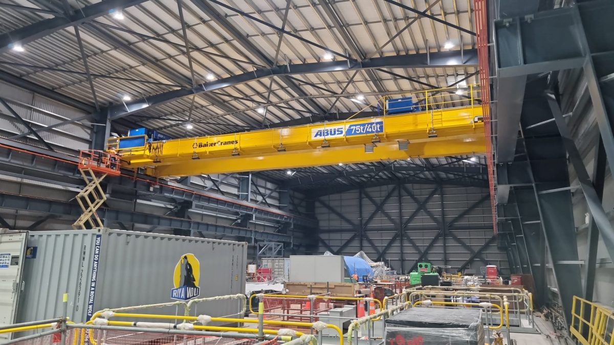 75t / 40t Overhead Crane for the Tauhara Geothermal Steam Turbine Power ...
