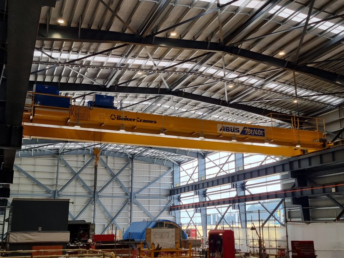75t / 40t Overhead Crane for the Tauhara Geothermal Steam Turbine Power ...